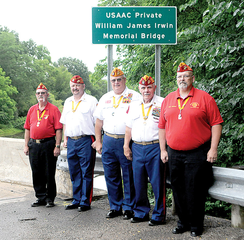 Bridge ceremony honors sacrifice of Elkins native Pvt. William Irwin ...